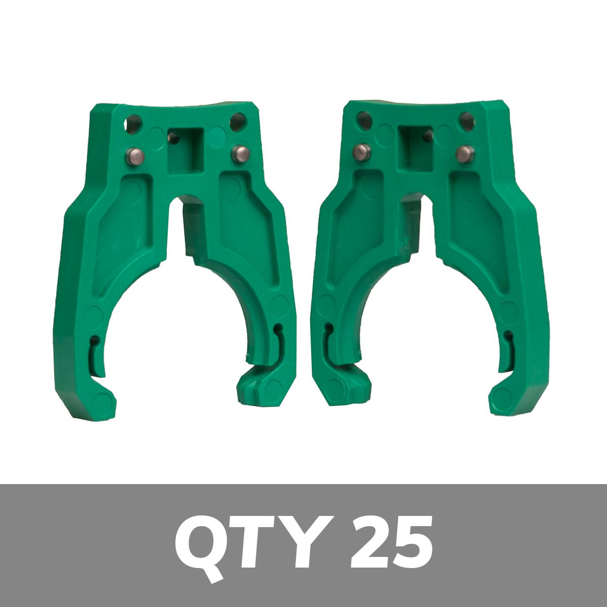 Toolclip for HSK63-F Aluminum Carousel “Green”-Bundle of 25