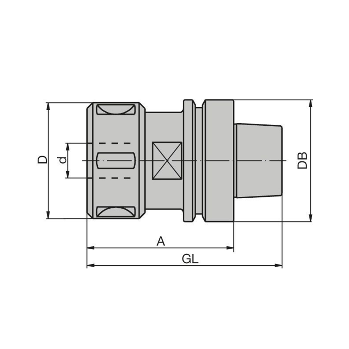 (130049937) Leitz HSK-F 63 Tool Holder – Onsrud Tooling